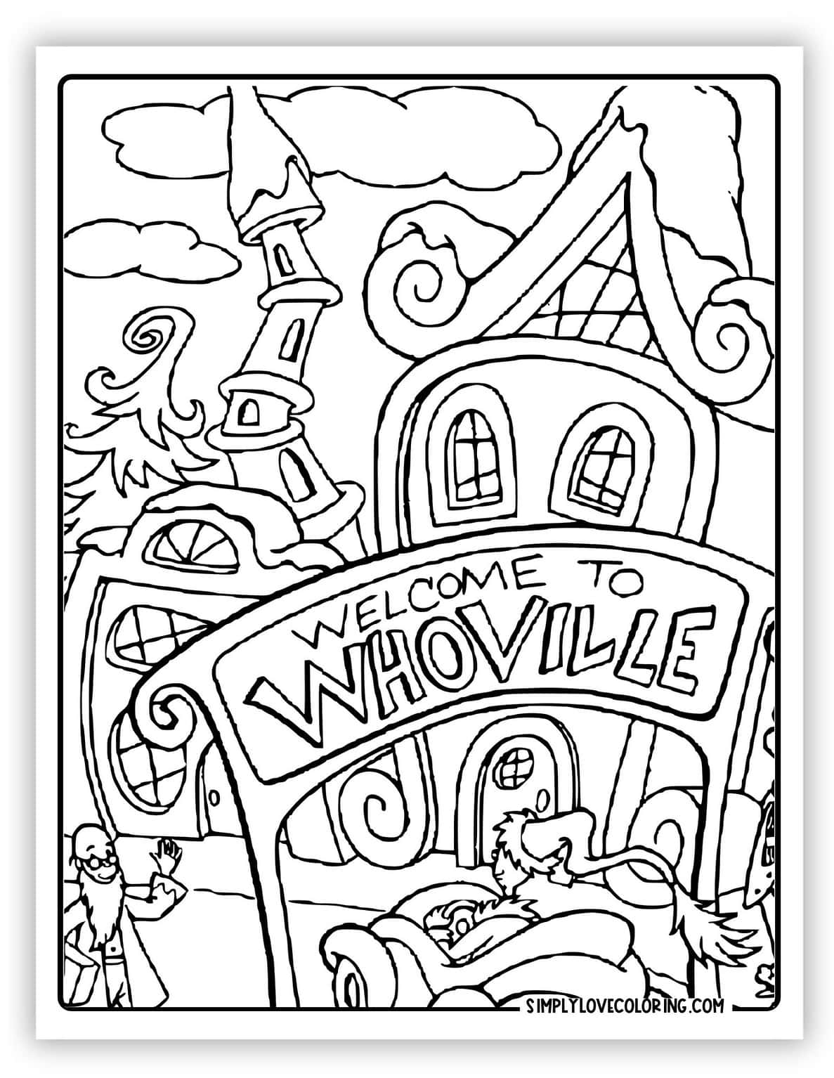 21 Grinch Christmas Tree Coloring Pages (Free PDF Printables) - Simply ...