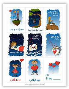 78 Valentine's Day Printable Cards (Free PDF Printables) - Simply Love ...