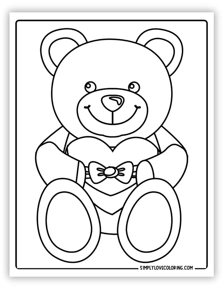32 Valentine's Day Coloring Pages (Free PDF Printables) - Simply Love ...