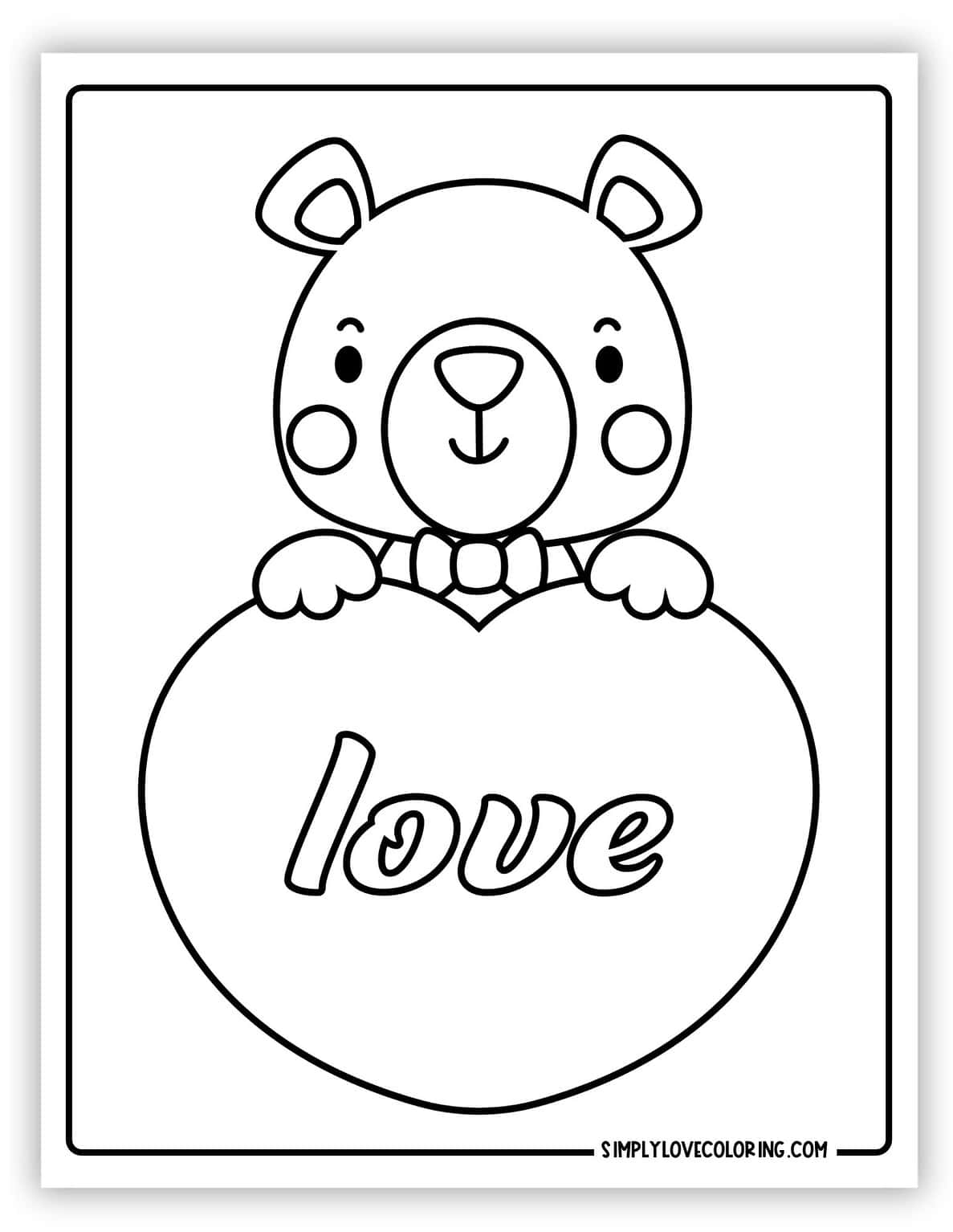 32 Valentine's Day Coloring Pages (Free PDF Printables) - Simply Love ...