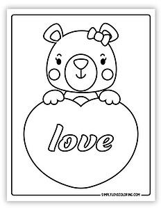 32 Valentine's Day Coloring Pages (Free PDF Printables) - Simply Love ...