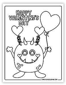 32 Valentine's Day Coloring Pages (Free PDF Printables) - Simply Love ...