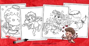 22 Cupid Coloring Pages (Free PDF Printables) - Simply Love Coloring