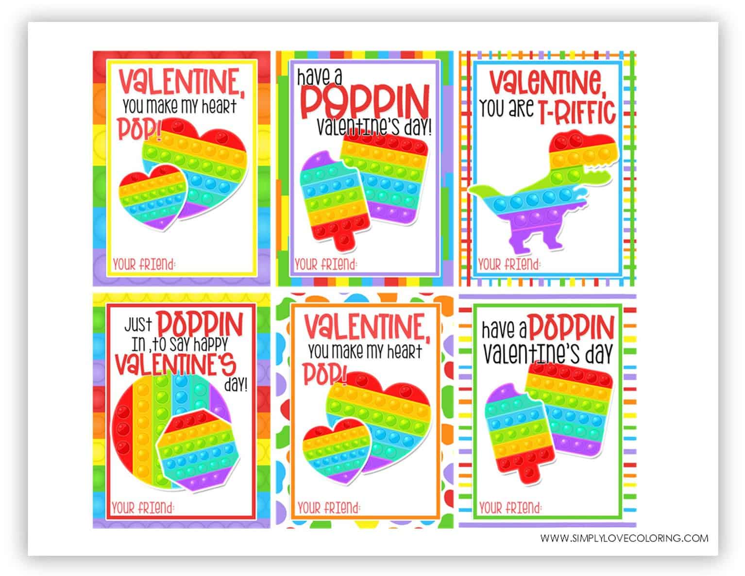 78 Valentine's Day Printable Cards (Free PDF Printables) - Simply Love ...