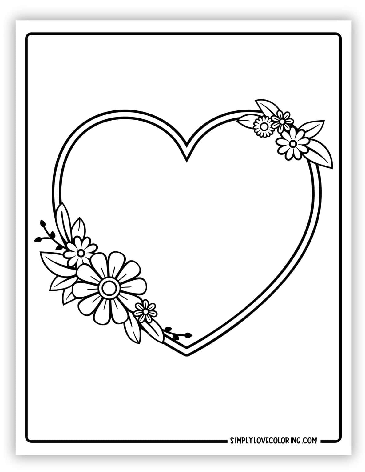 35 Heart Coloring Pages (Free PDF Printables) - Simply Love Coloring