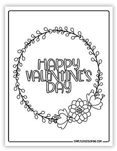 32 Valentine's Day Coloring Pages (Free PDF Printables) - Simply Love ...