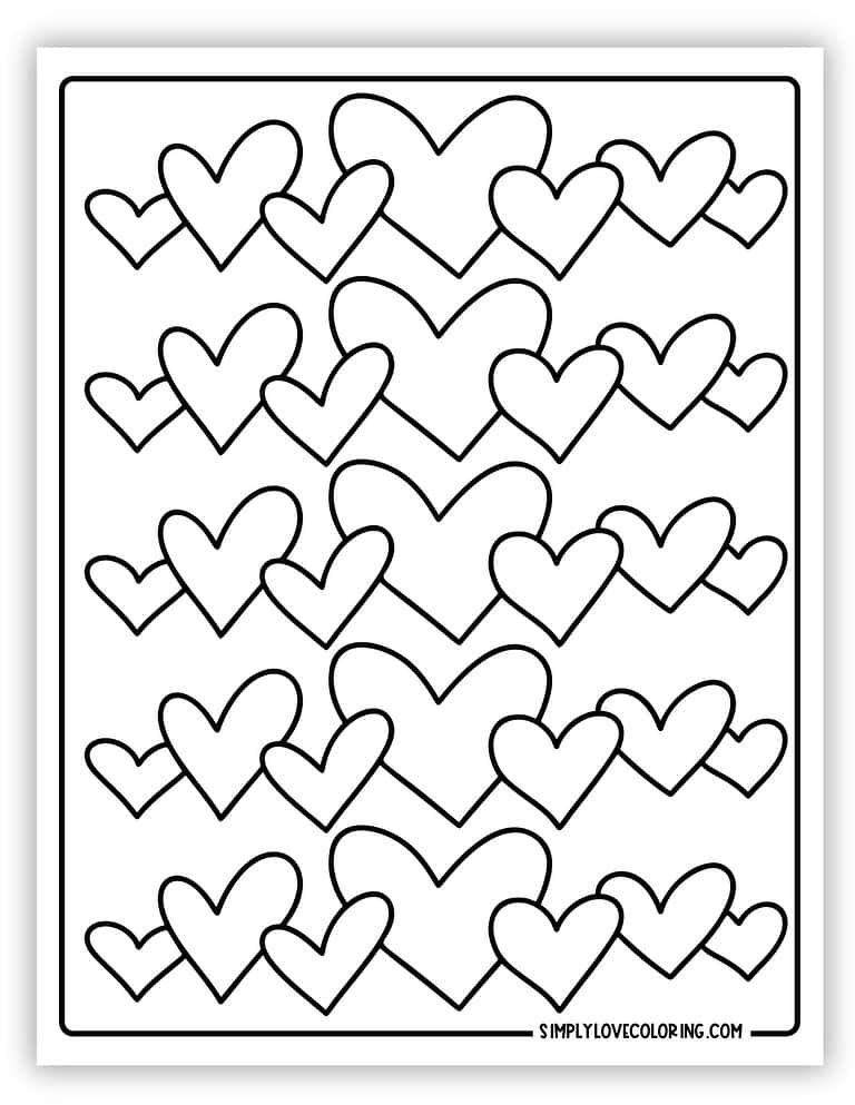 35 Heart Coloring Pages (Free PDF Printables) - Simply Love Coloring