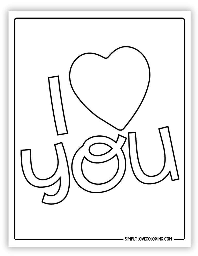 32 Valentine's Day Coloring Pages (Free PDF Printables) - Simply Love ...