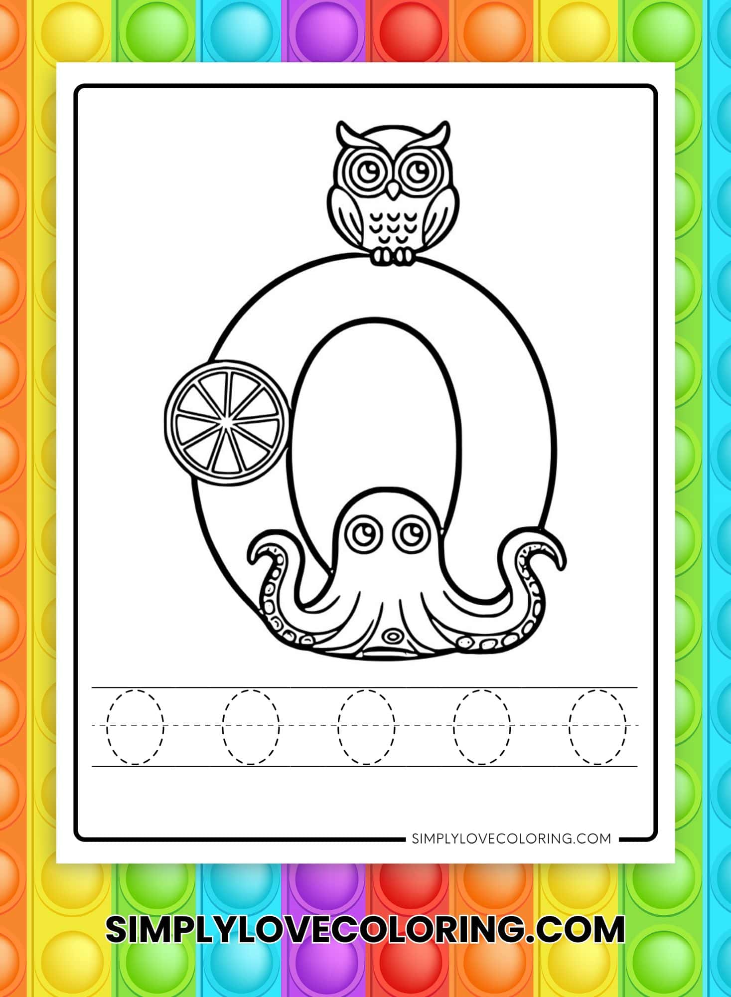 Alphabet Tracing Coloring Pages (Free PDF Printables) - Simply Love ...