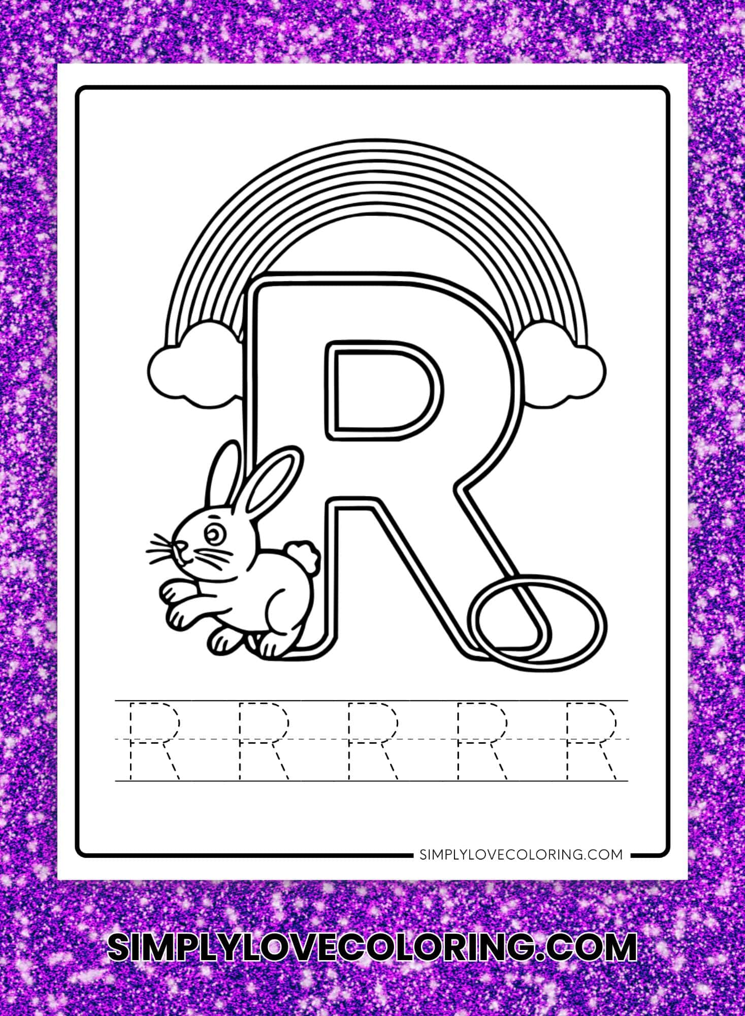 Alphabet Tracing Coloring Pages (Free PDF Printables) - Simply Love ...