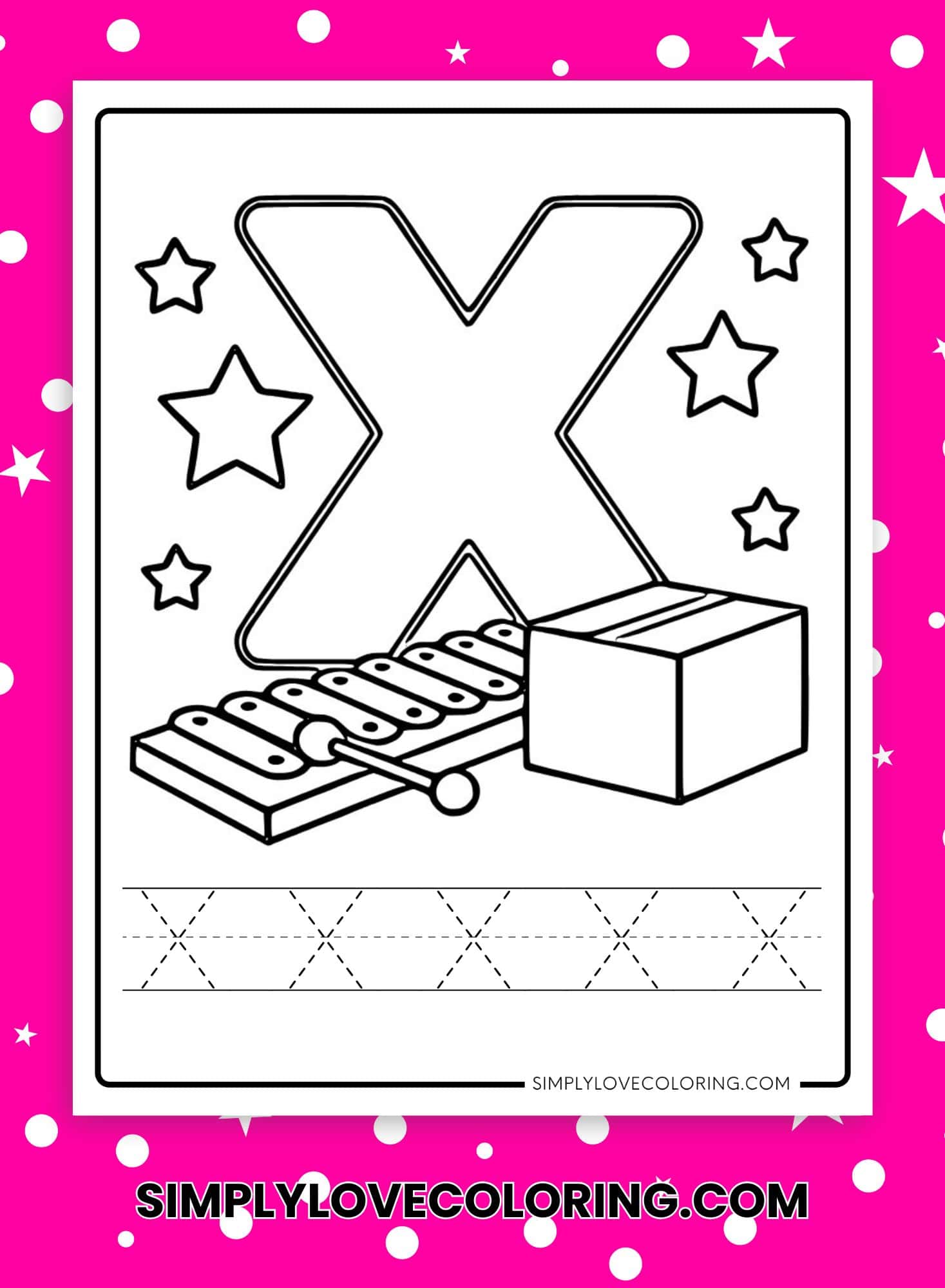 Alphabet Tracing Coloring Pages (Free PDF Printables) - Simply Love ...