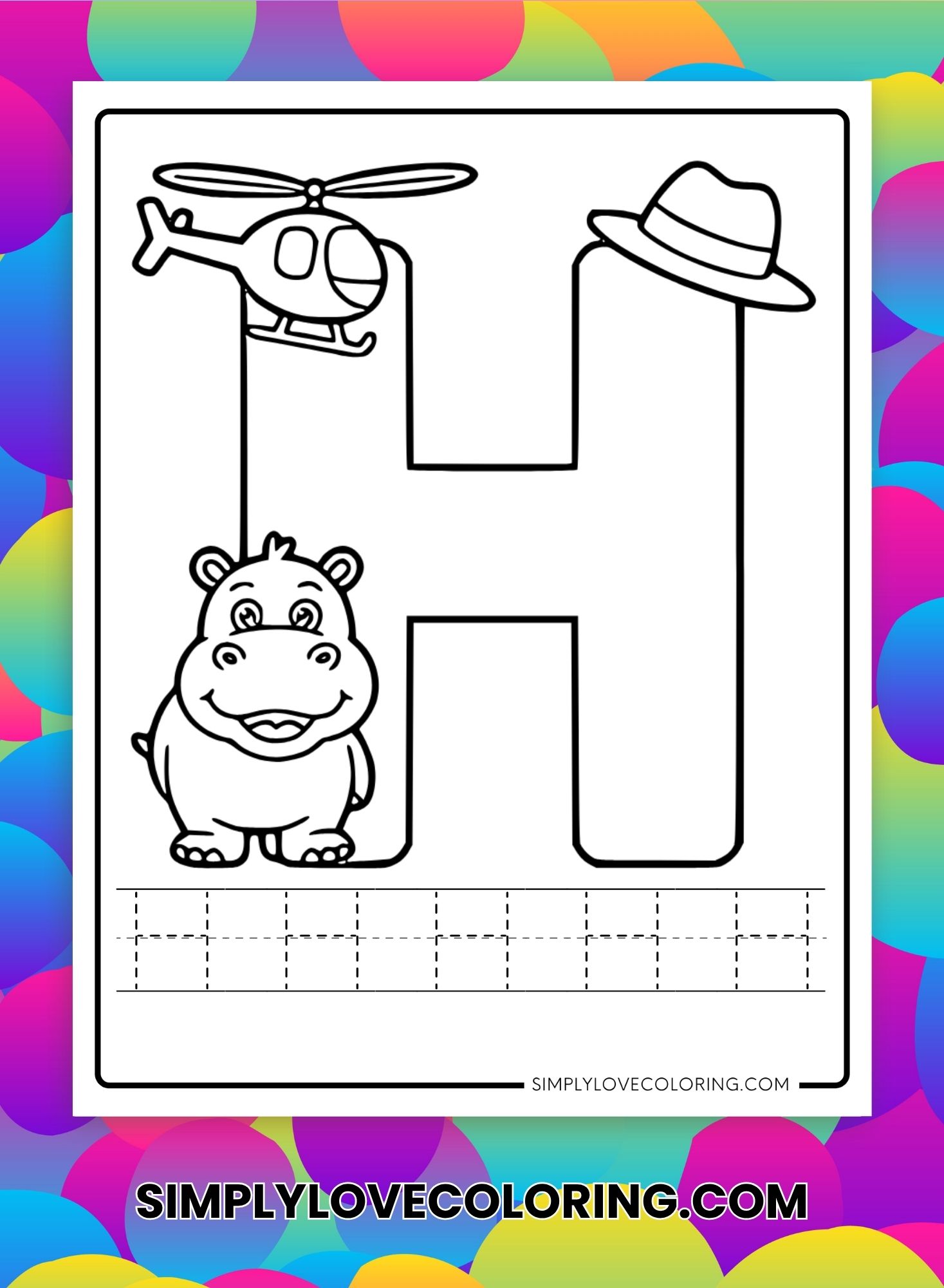 Alphabet Tracing Coloring Pages (Free PDF Printables) - Simply Love ...