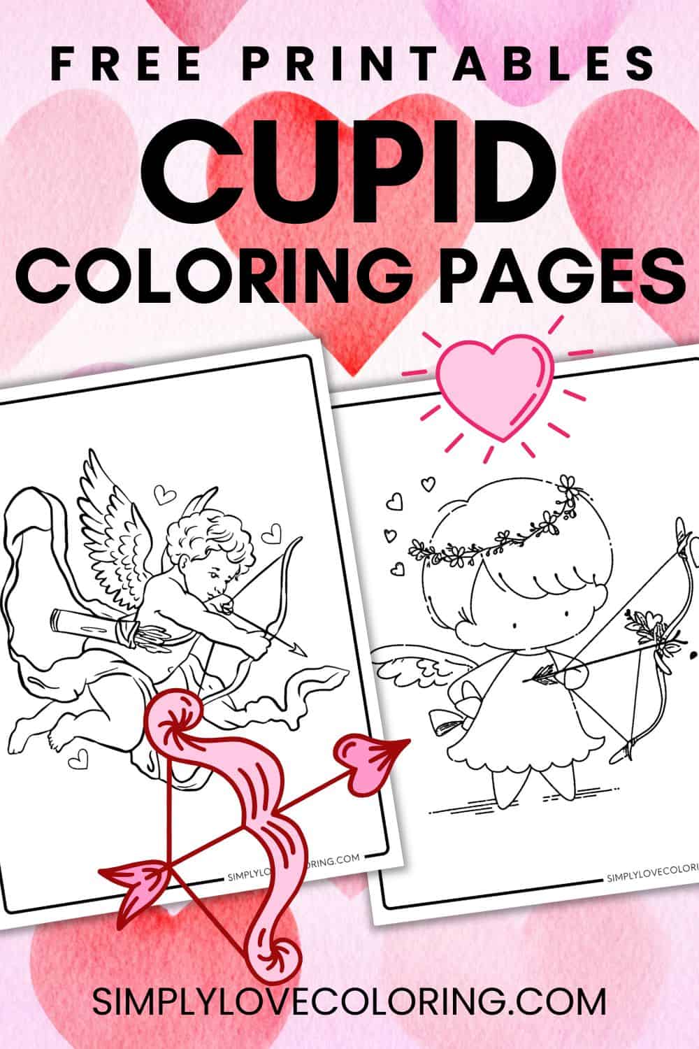 22 Cupid Coloring Pages (Free PDF Printables) - Simply Love Coloring