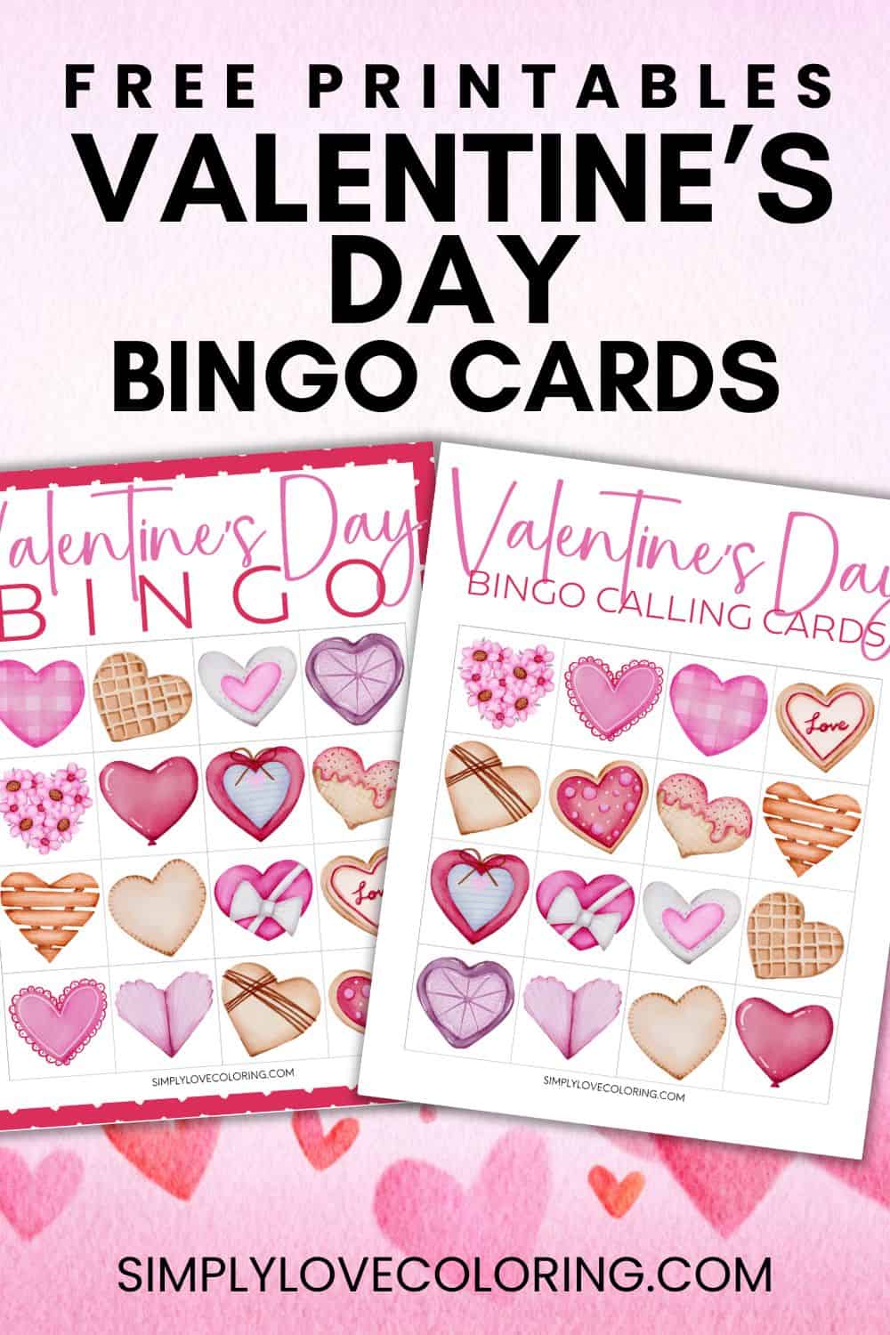 Printable Valentine Bingo Cards (Free PDF Printables) - Simply Love ...