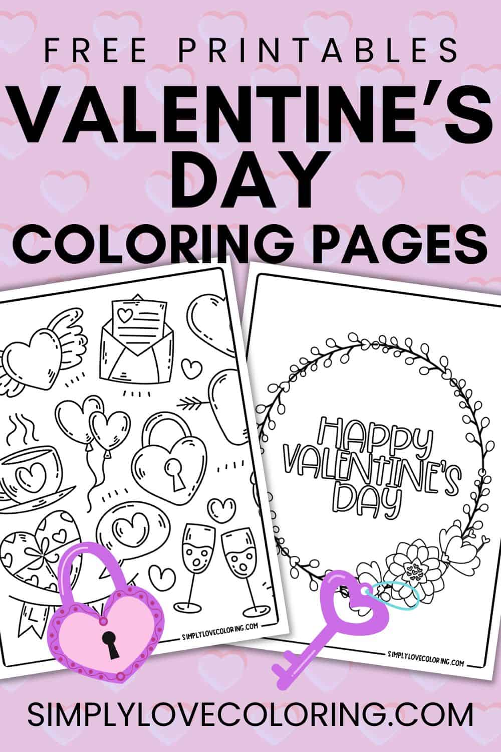 32 Valentine's Day Coloring Pages (Free PDF Printables) - Simply Love ...