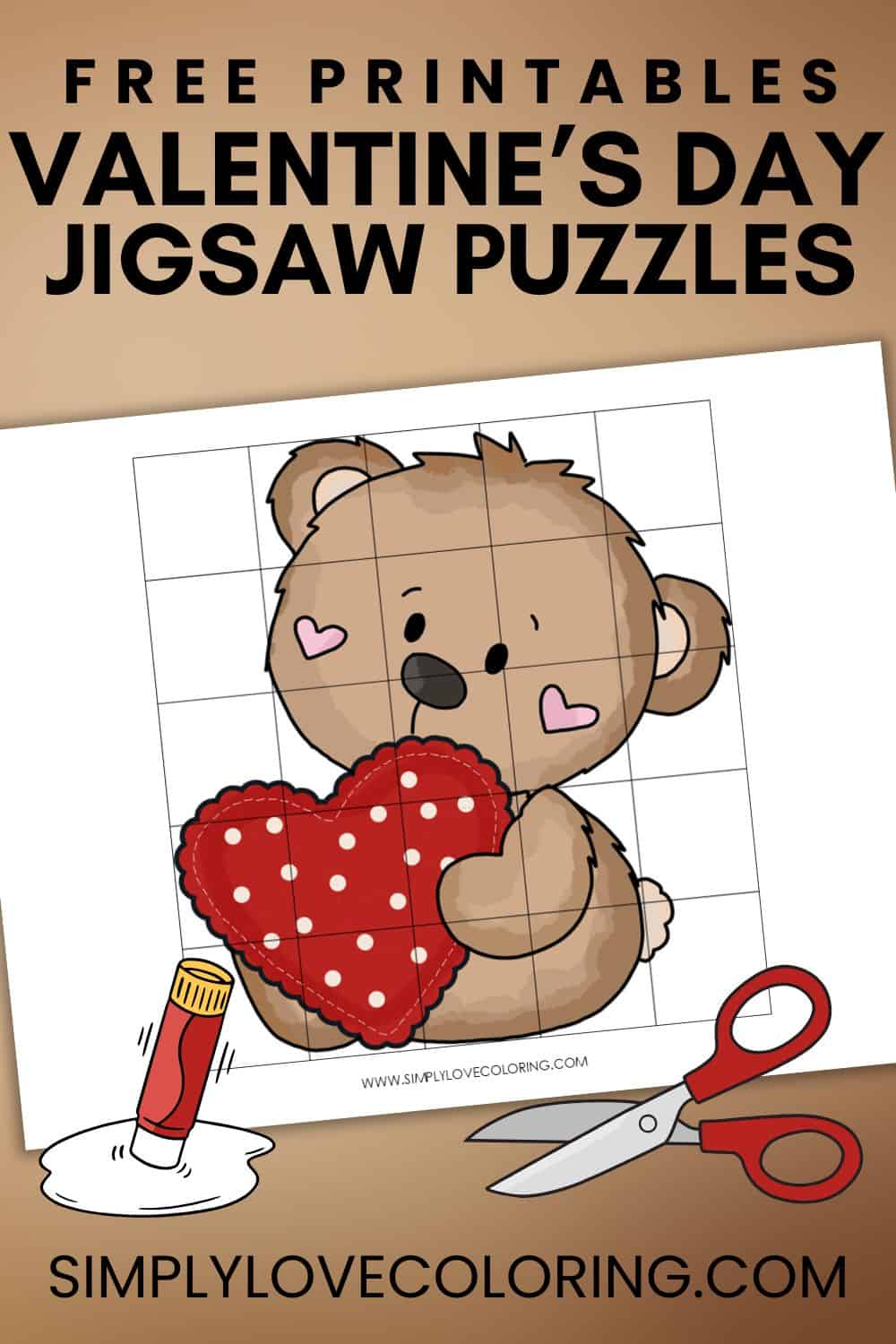 16 Valentine's Day Jigsaw Puzzles (Free PDF Printables) - Simply Love ...