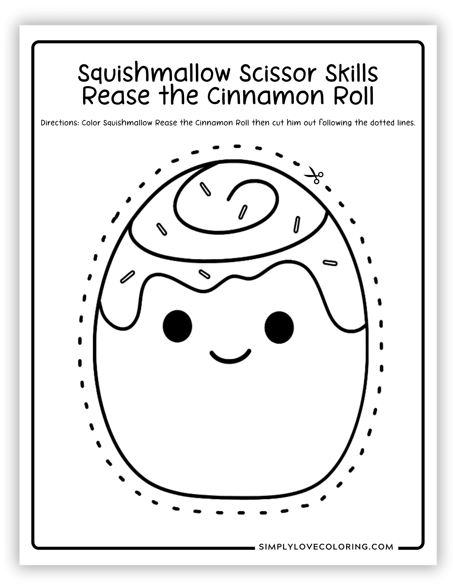 62 Fun Squishmallow Scissor Skills Activity Pages (Free PDF Printables ...