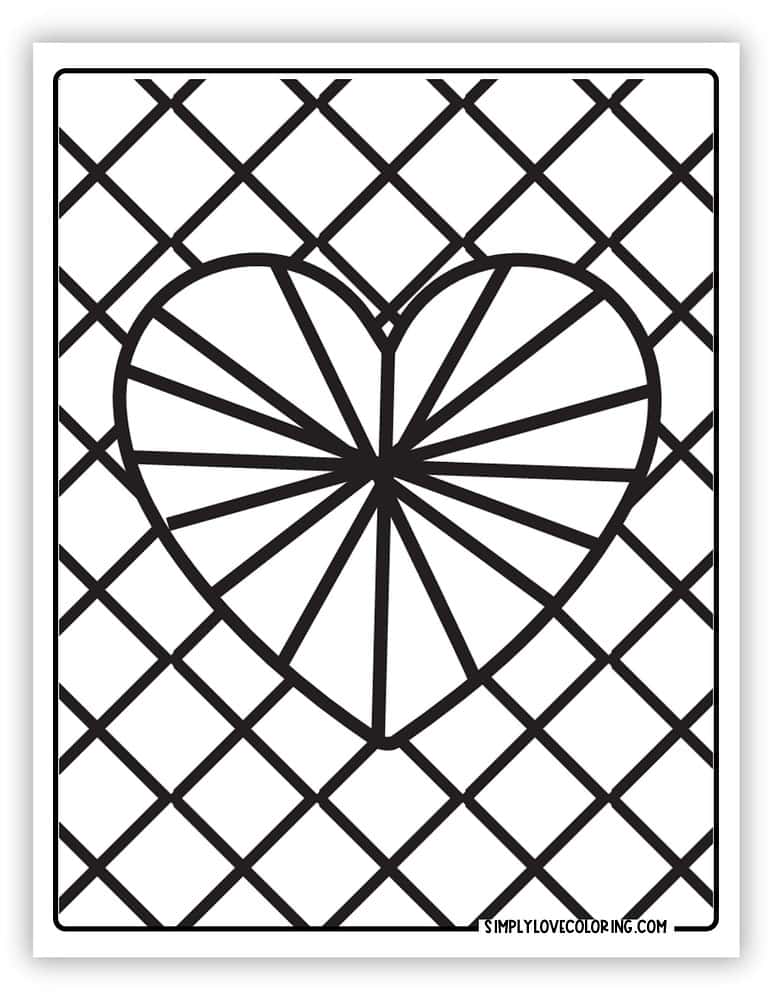 35 Heart Coloring Pages (Free PDF Printables) - Simply Love Coloring