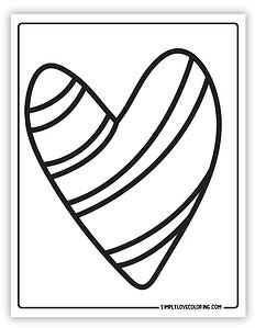 35 Heart Coloring Pages (Free PDF Printables) - Simply Love Coloring