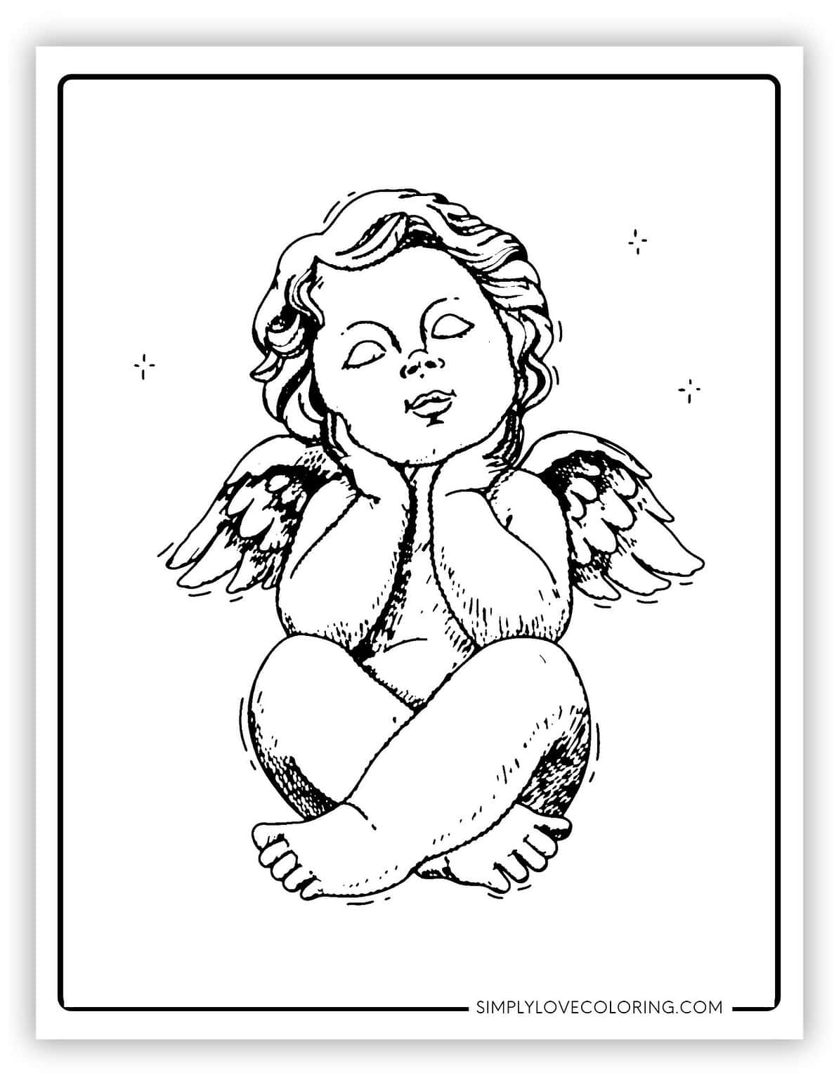 22 Cupid Coloring Pages (Free PDF Printables) - Simply Love Coloring
