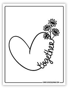 35 Heart Coloring Pages (Free PDF Printables) - Simply Love Coloring