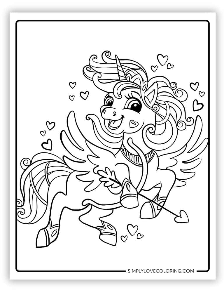 22 Cupid Coloring Pages (Free PDF Printables) - Simply Love Coloring