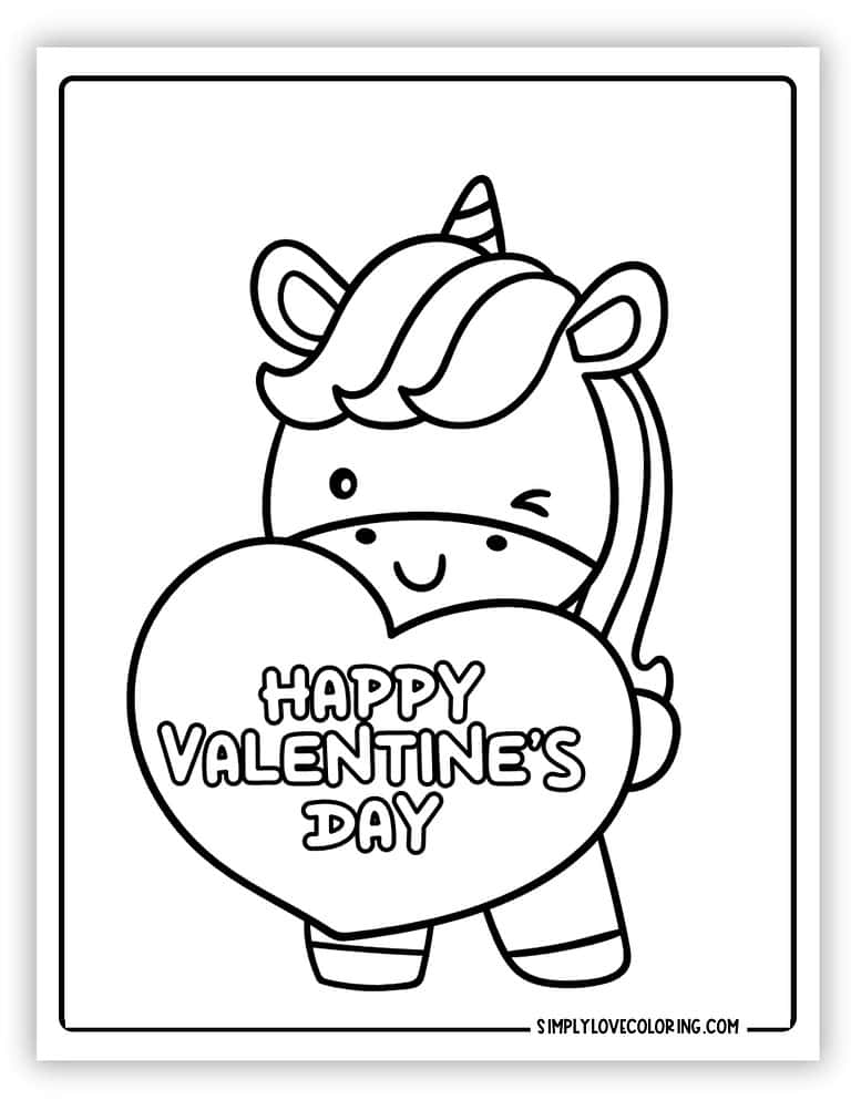 32 Valentine's Day Coloring Pages (Free PDF Printables) - Simply Love ...