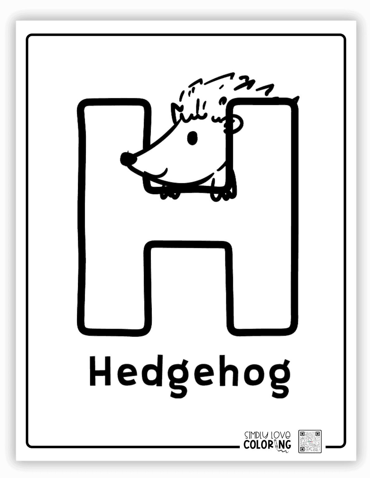 Cute Alphabet Coloring Pages (Free PDF Printables) - Simply Love Coloring