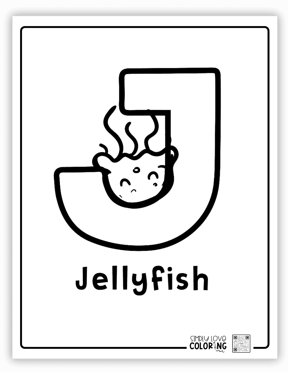 Cute Alphabet Coloring Pages (Free PDF Printables) - Simply Love Coloring