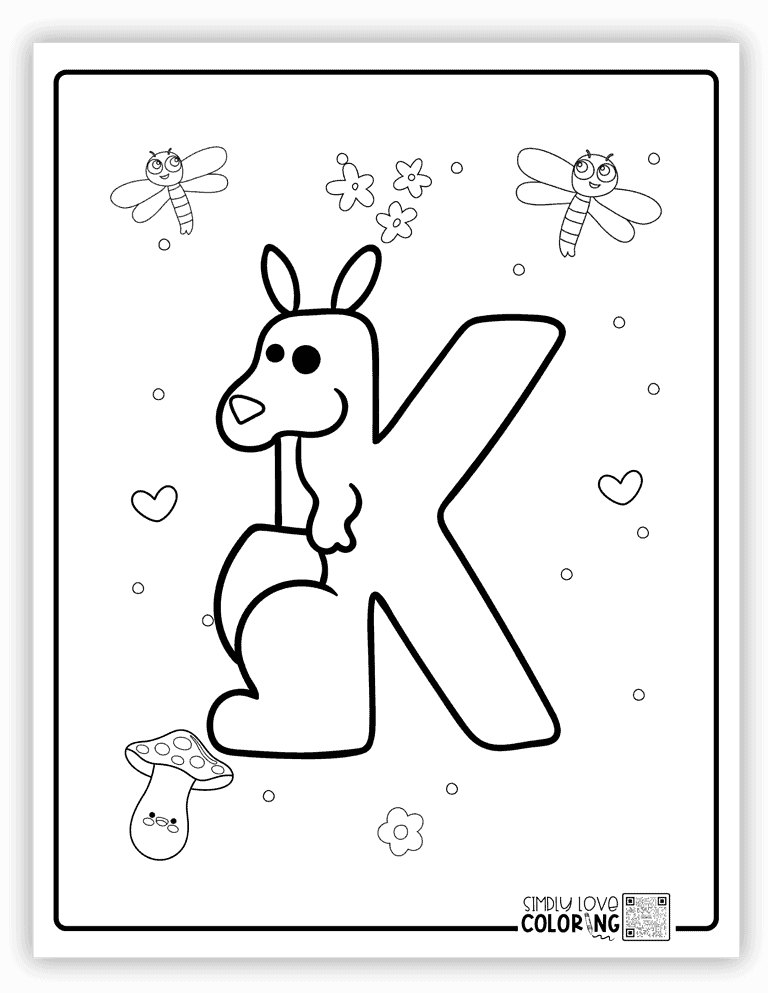 Animal Shaped Alphabet Coloring Pages (Free PDF Printables) - Simply ...