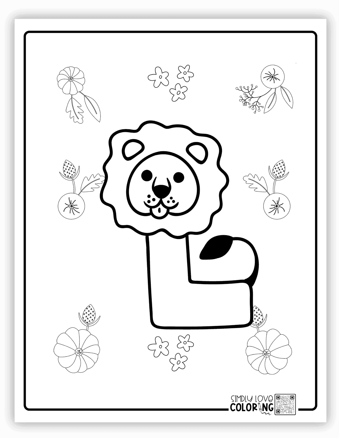 Animal Shaped Alphabet Coloring Pages (Free PDF Printables) - Simply ...