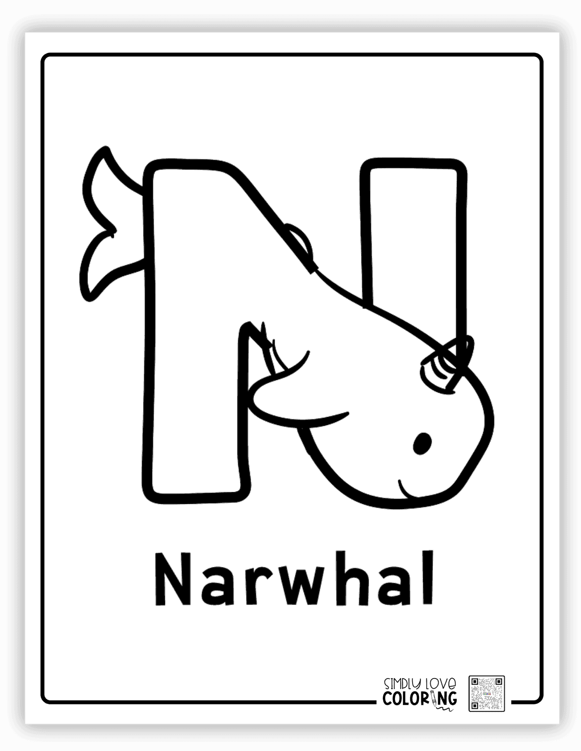 Cute Alphabet Coloring Pages (Free PDF Printables) - Simply Love Coloring