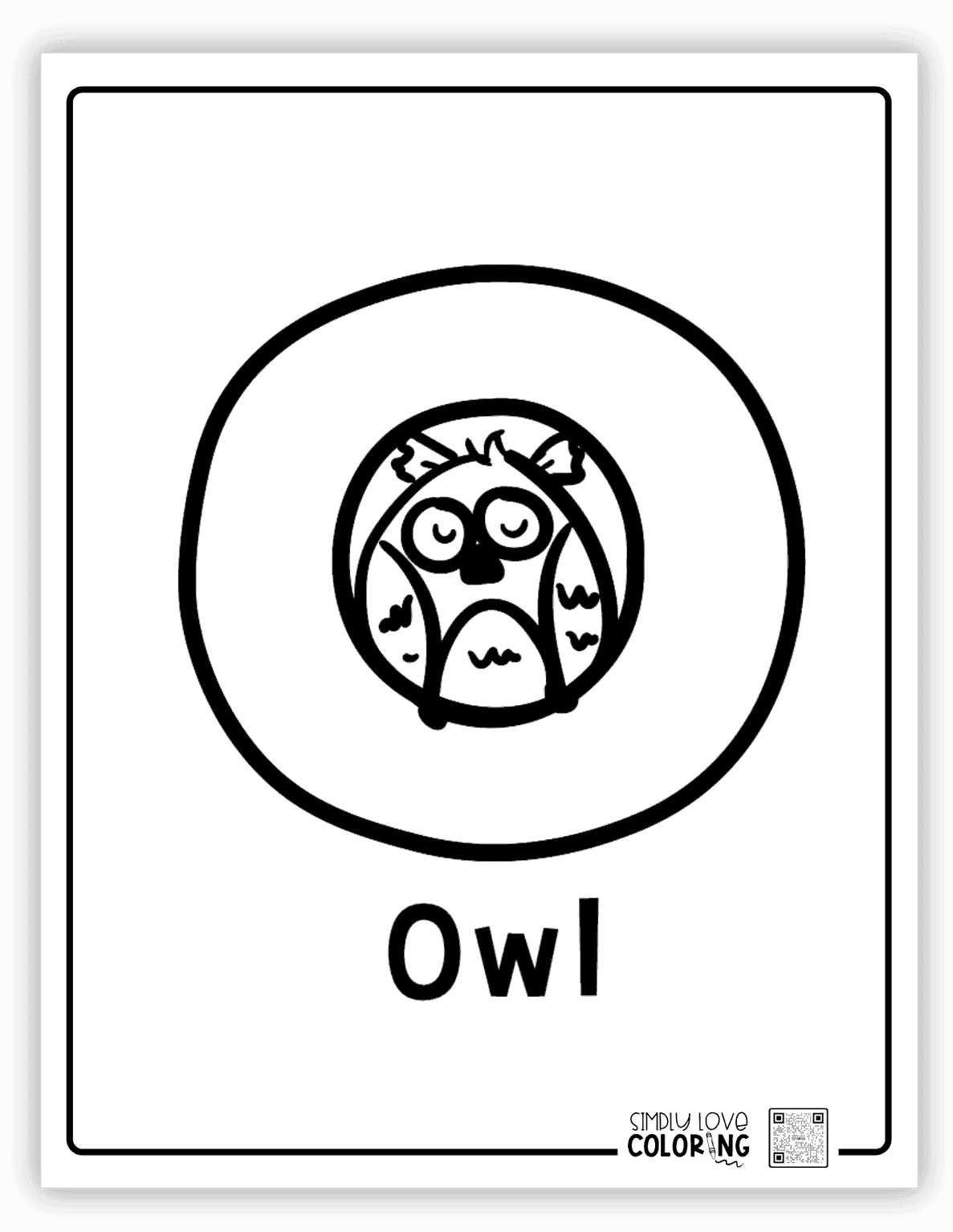 Cute Alphabet Coloring Pages (Free PDF Printables) - Simply Love Coloring