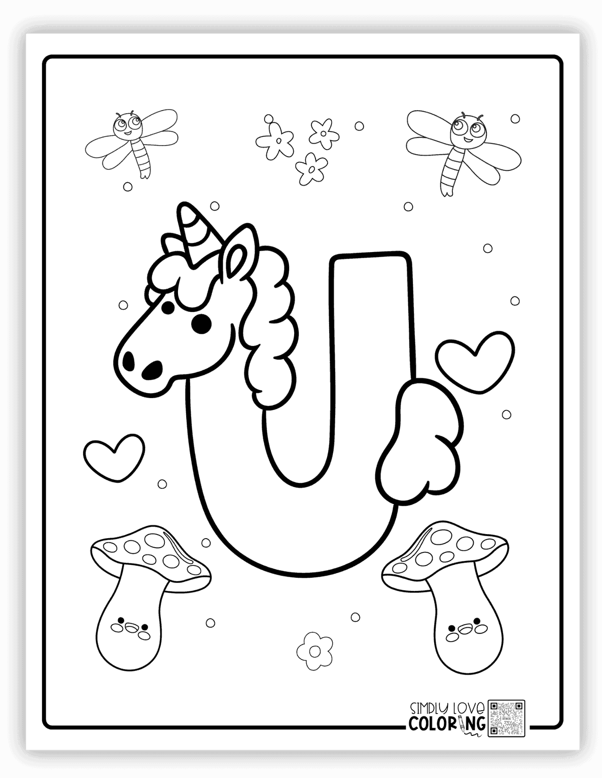 Animal Shaped Alphabet Coloring Pages (Free PDF Printables) - Simply ...