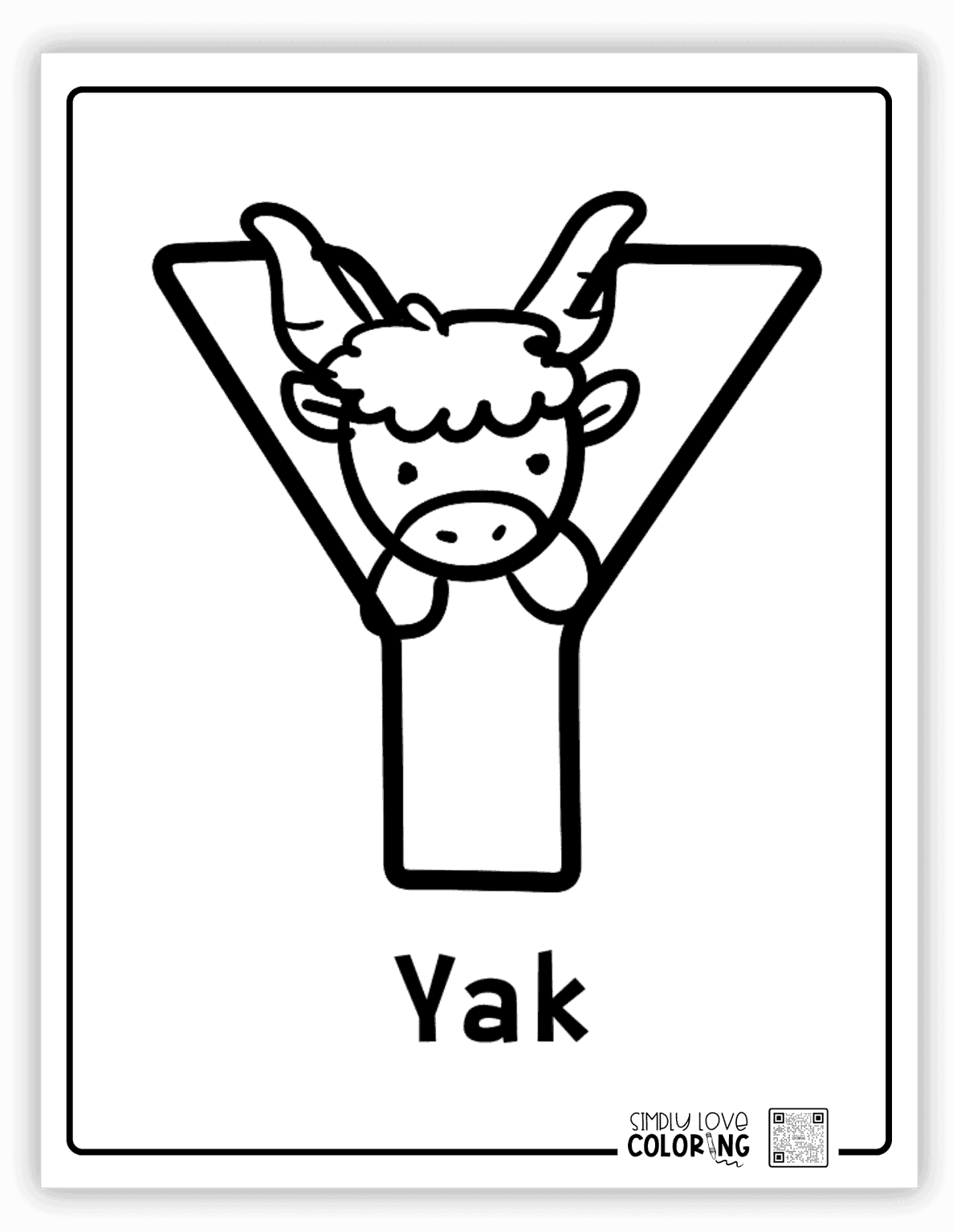 Cute Alphabet Coloring Pages (Free PDF Printables) - Simply Love Coloring