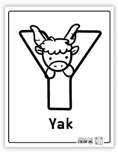 Cute Alphabet Coloring Pages (Free PDF Printables) - Simply Love Coloring