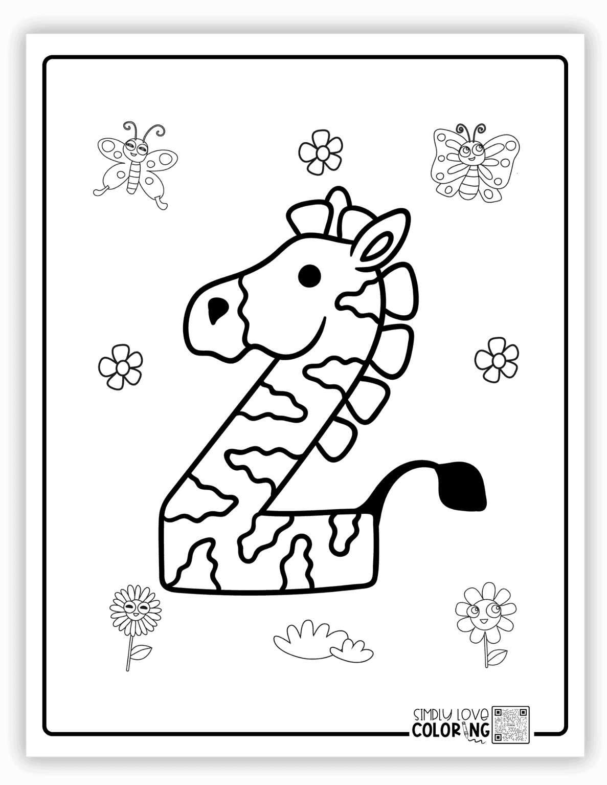 Animal Shaped Alphabet Coloring Pages (Free PDF Printables) - Simply ...
