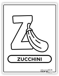 Food Alphabet Coloring Pages (Free PDF Printables) - Simply Love Coloring