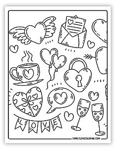 32 Valentine's Day Coloring Pages (Free PDF Printables) - Simply Love ...