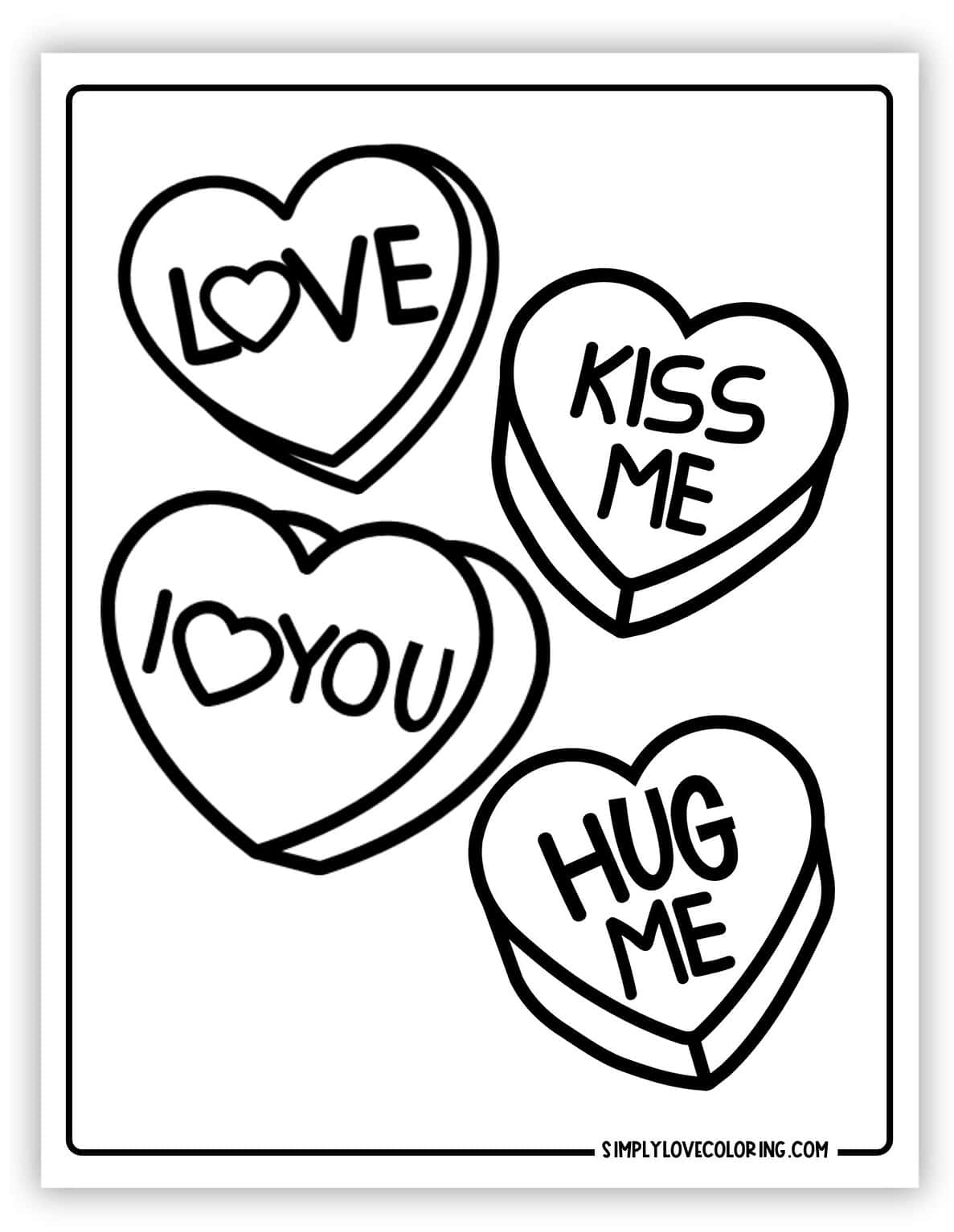 35 Heart Coloring Pages (Free PDF Printables) - Simply Love Coloring
