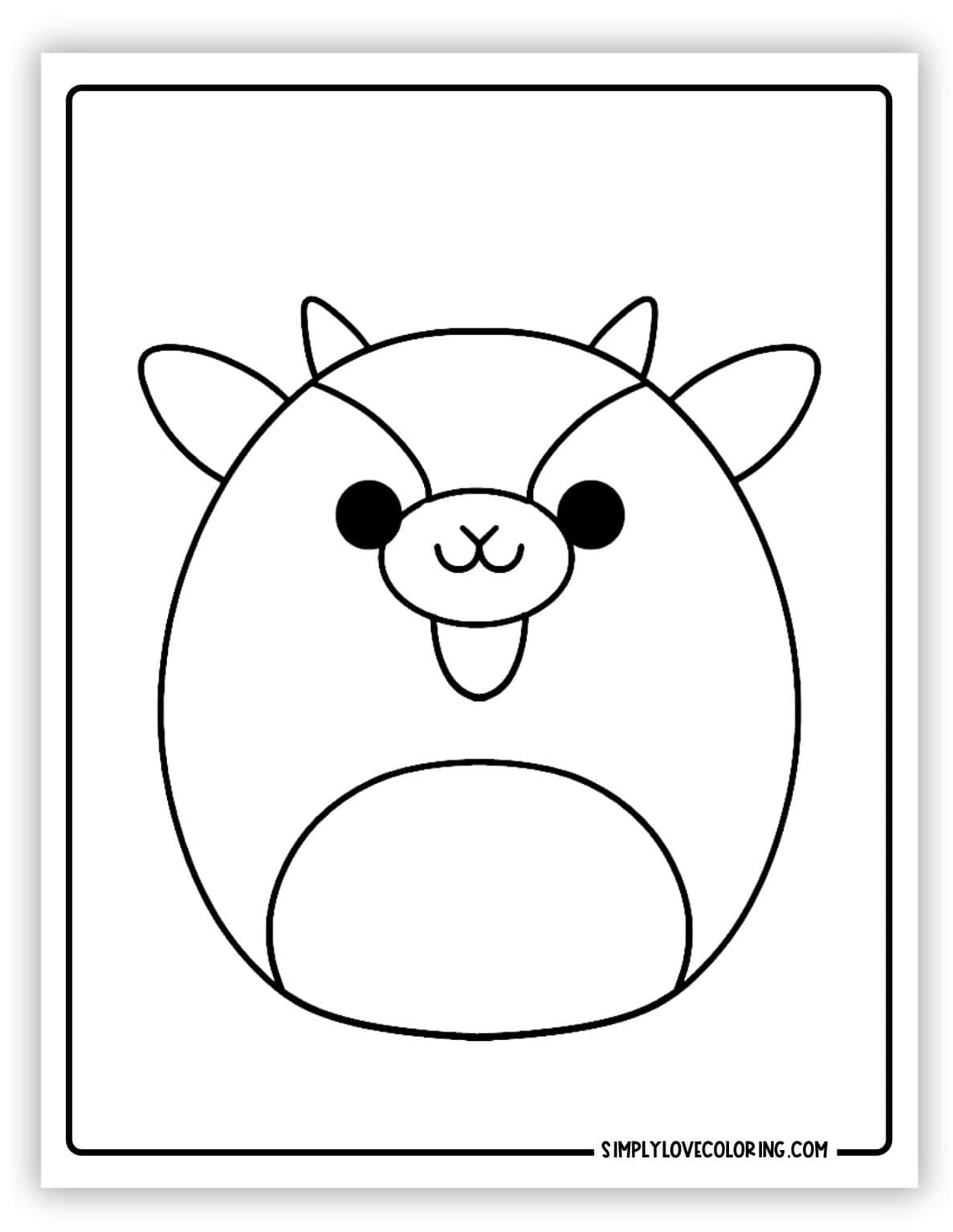 68 Squishmallow Coloring Pages (Free PDF Printables) - Simply Love Coloring
