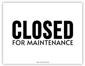 Closed Sign Printable (Free PDF Download) - Simply Love Coloring