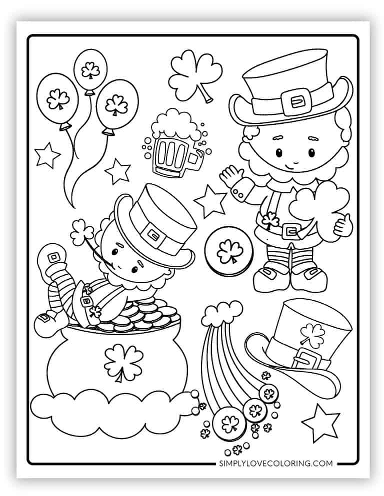 37 St. Patrick's Day Coloring Pages (Free PDF Printables) - Simply Love ...
