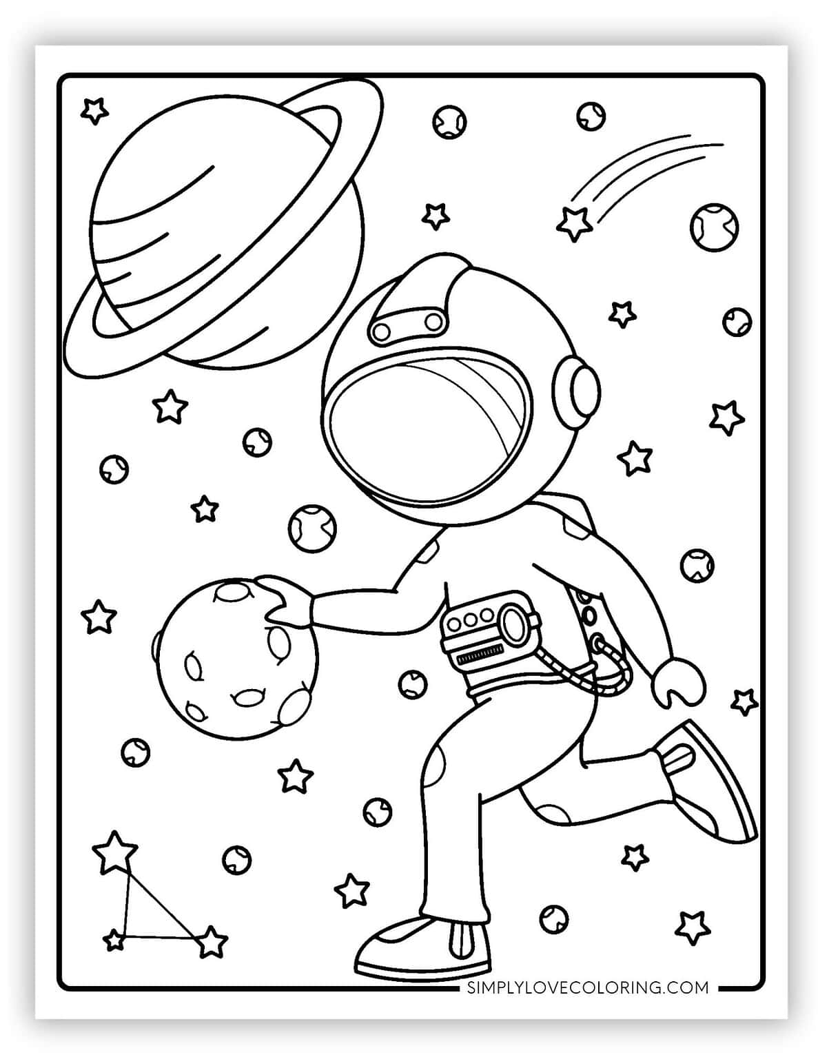 39 Space Coloring Pages (Free PDF Printables) - Simply Love Coloring