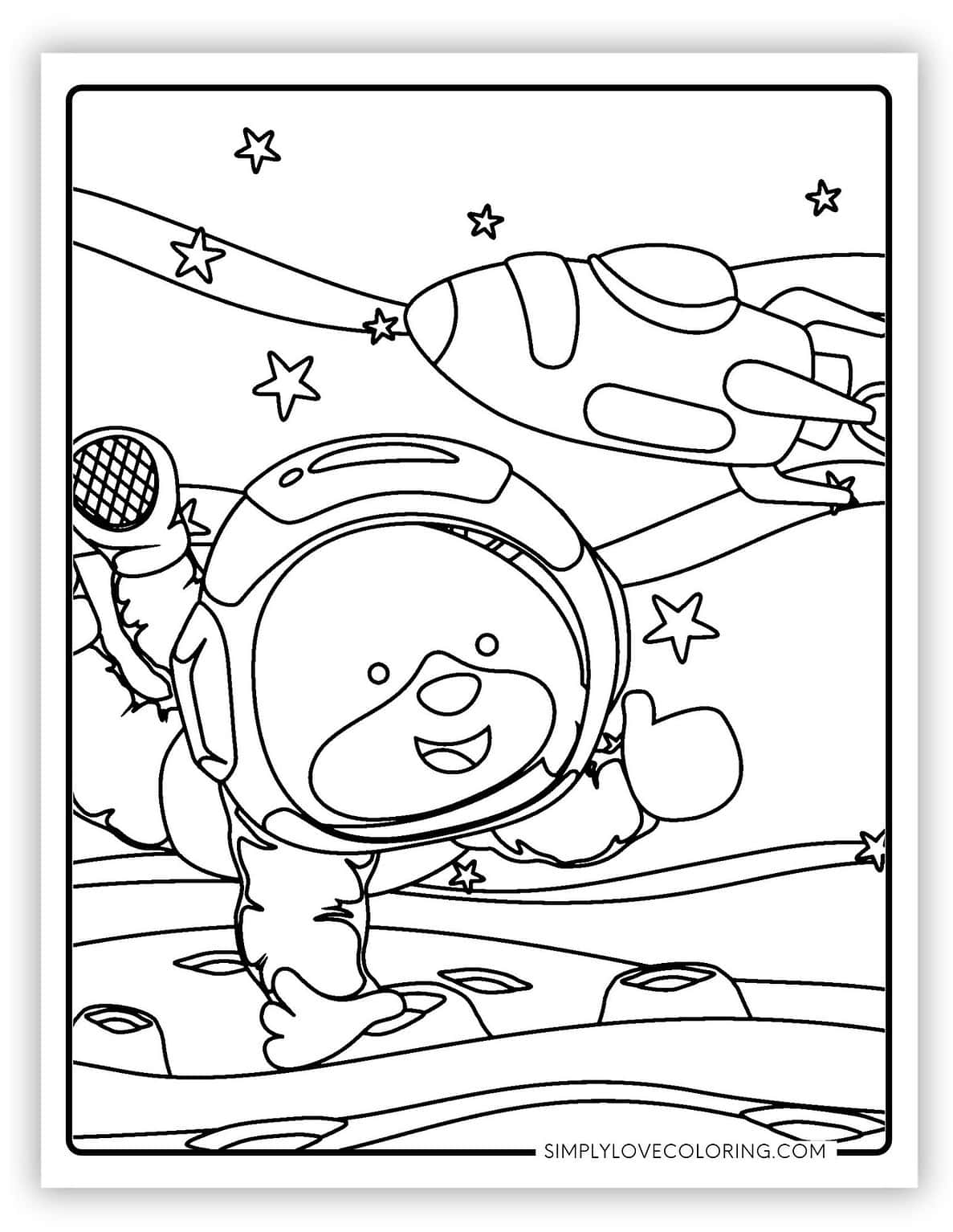 39 Space Coloring Pages (Free PDF Printables) - Simply Love Coloring