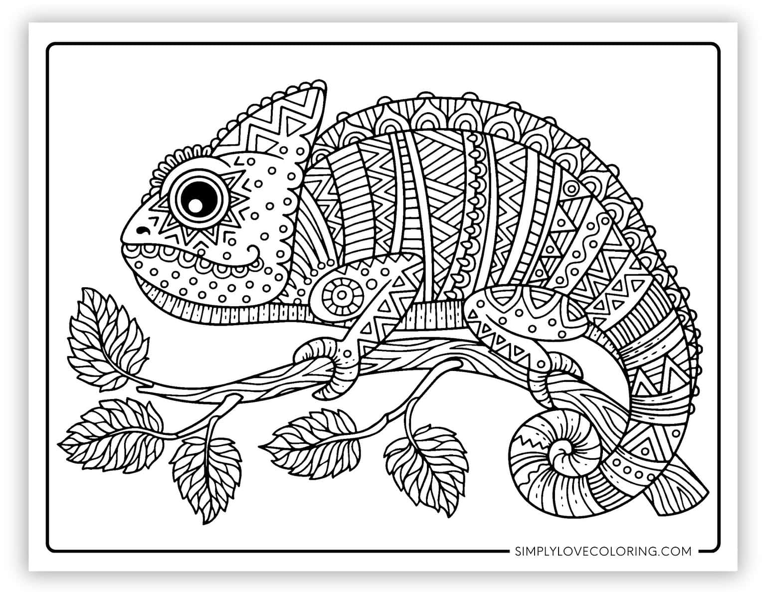 54 Reptile Coloring Pages (Free PDF Printables) - Simply Love Coloring