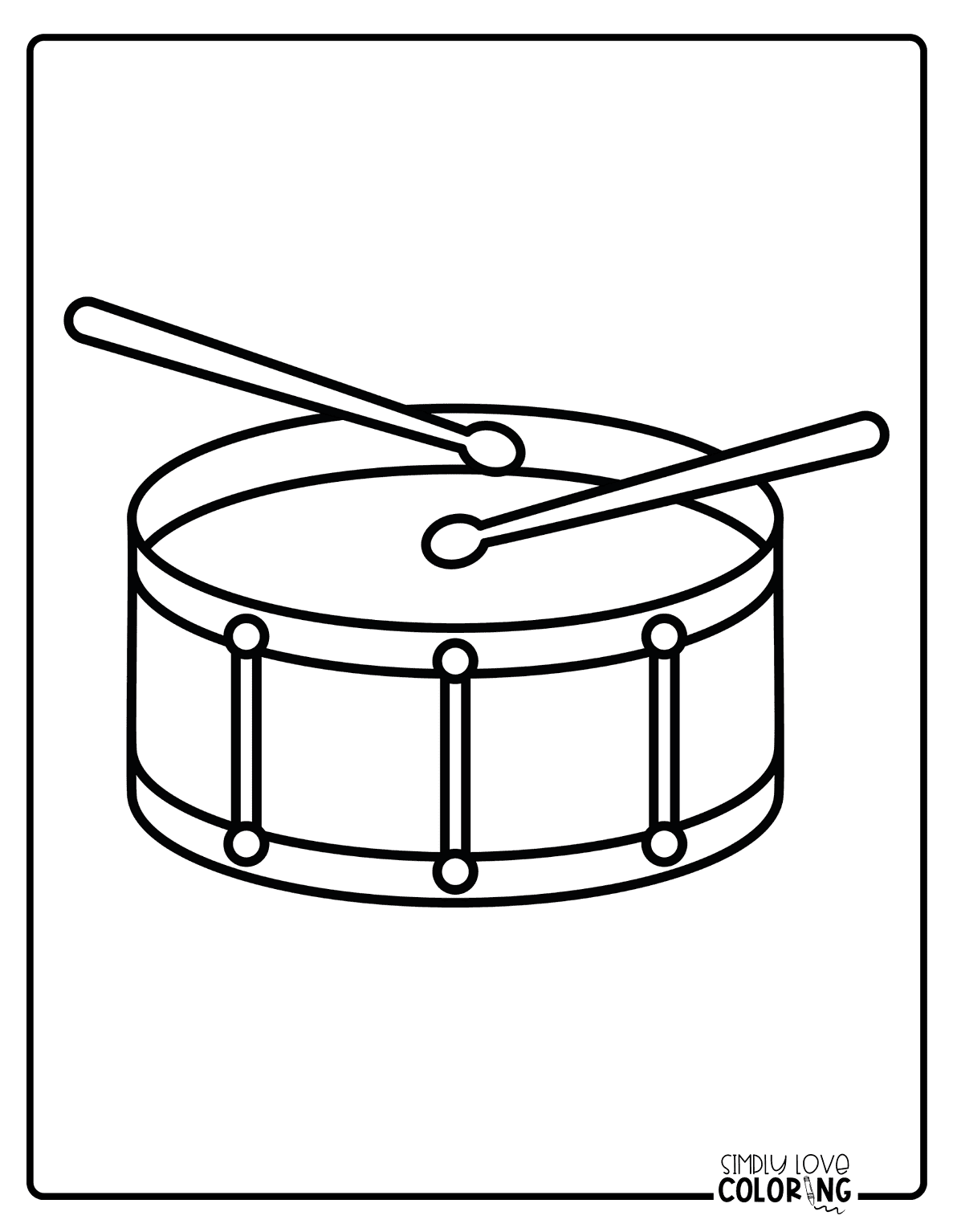 Beautiful Music Coloring Pages (Free PDF Printables) - Simply Love Coloring