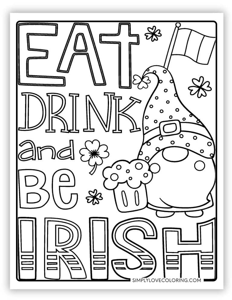 37 St. Patrick's Day Coloring Pages (Free PDF Printables) - Simply Love ...