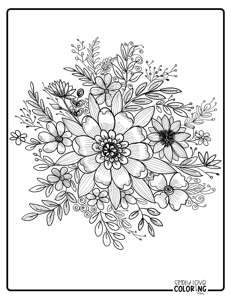 28 Coloring Pages for Adults (Free PDF Printables) - Simply Love Coloring