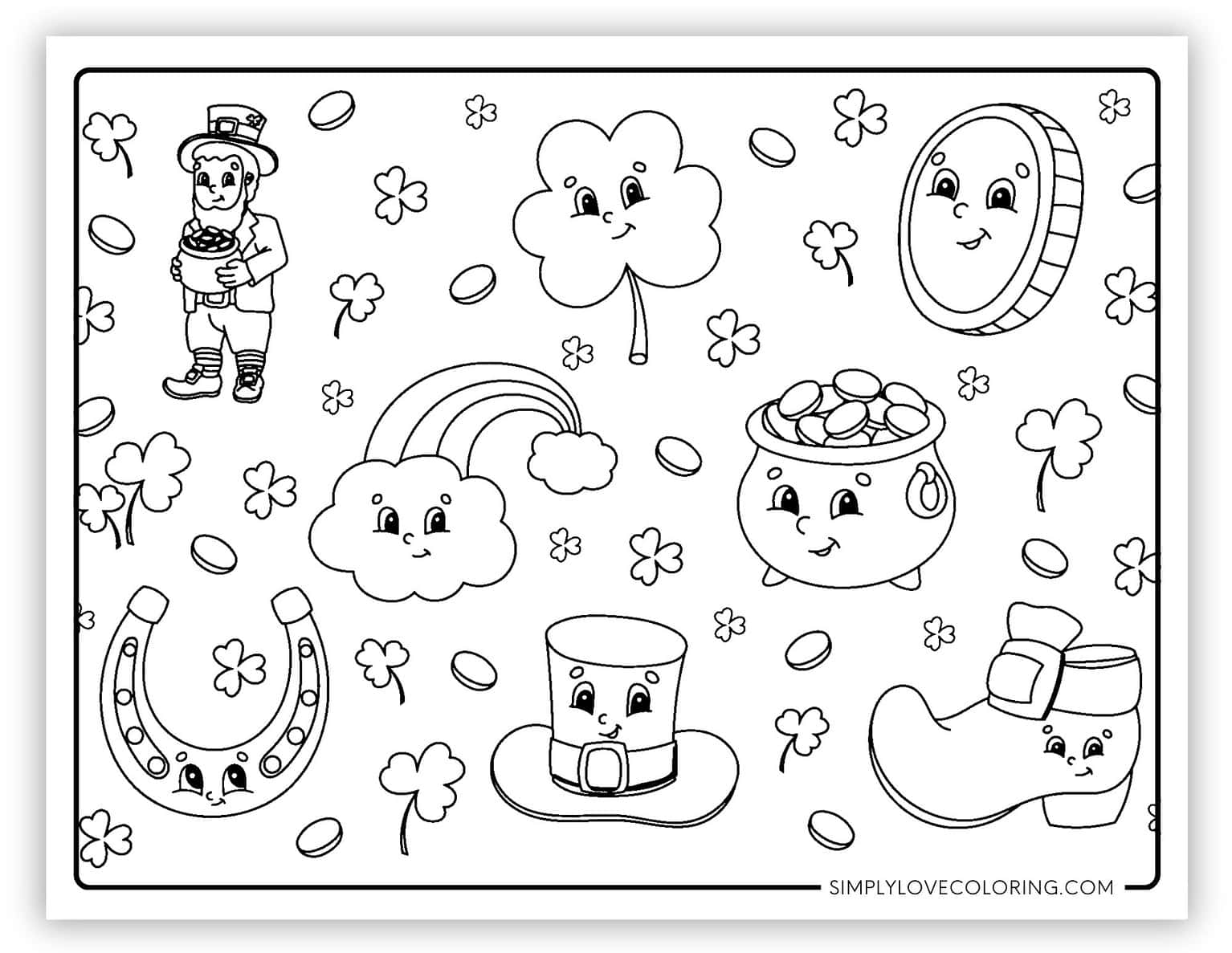 37 St. Patrick's Day Coloring Pages (Free PDF Printables) - Simply Love ...